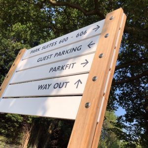 Informational signage